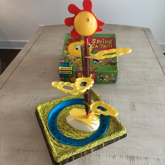 Mattel | Games | Rare Vintage 969 Mattel Spring Chicken | Poshmark